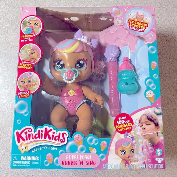 kindikids | Other | Kindikids Poppi Pearl Bubble And Sing Doll | Poshmark